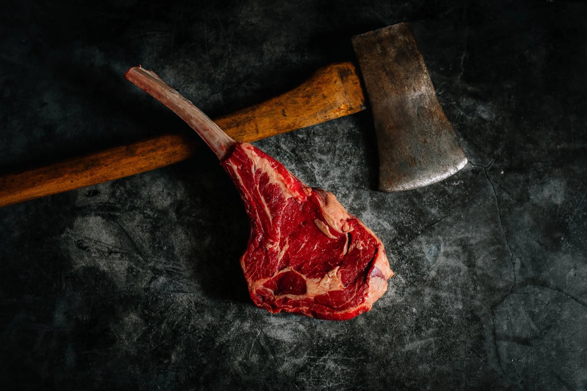 Long Bone Tomahawk Steak | 21 Day Aged Grass-Fed Irish Beef | iDevour